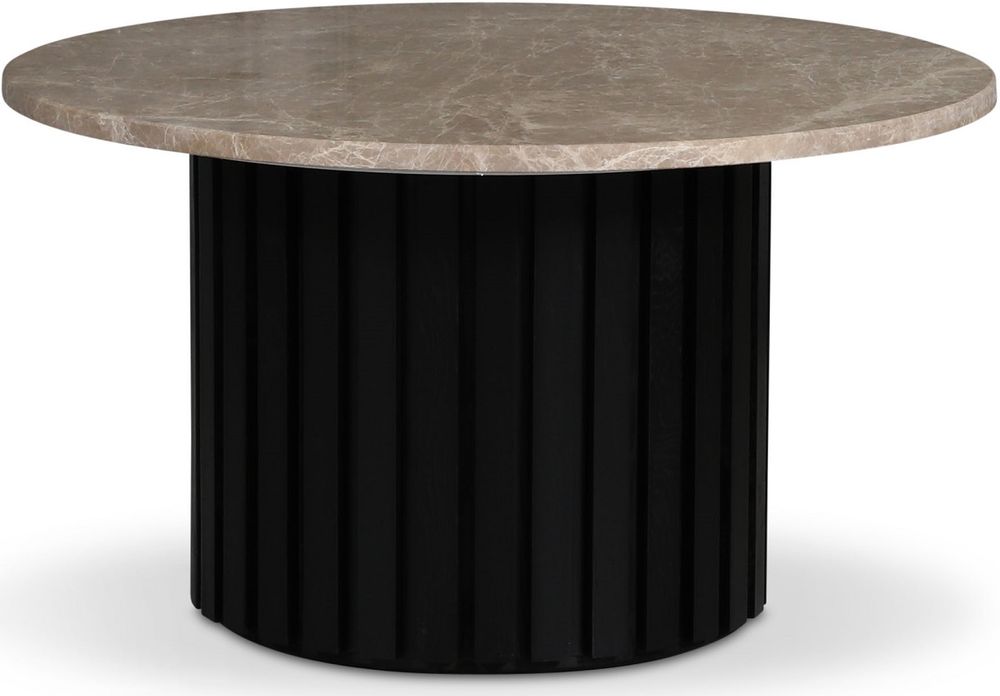 Couchtisch Beige Schwarz