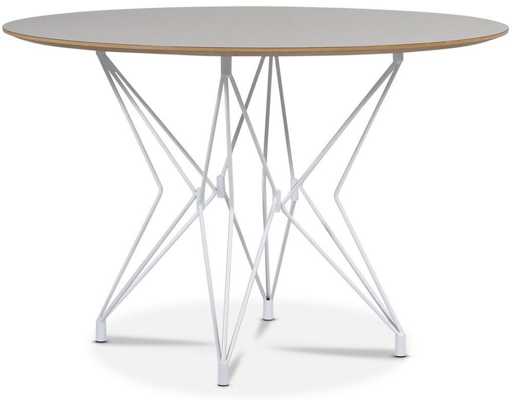 Zoo Esstisch Ø118 cm - Weiß / Hell Virrvarr Perstorp - Ovale & runde ...