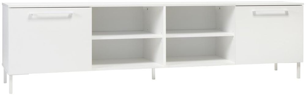 Simona TV-Board 220 cm - weiß - Fernsehbänke - Trendrum.at