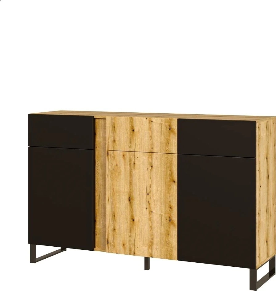 Mono Light Sideboard - Eiche Evoke/mattschwarz - €499.99 - Sideboard ...