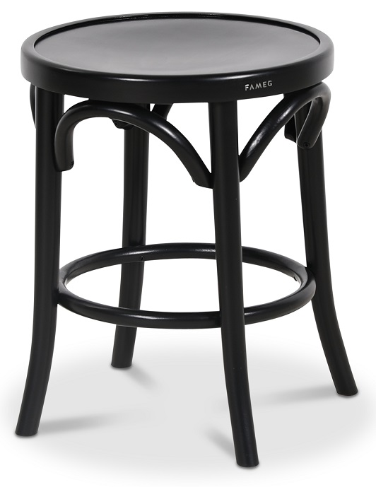 Bugholz Hocker No 73 Classic - Schwarz - Hocker - Trendrum.at