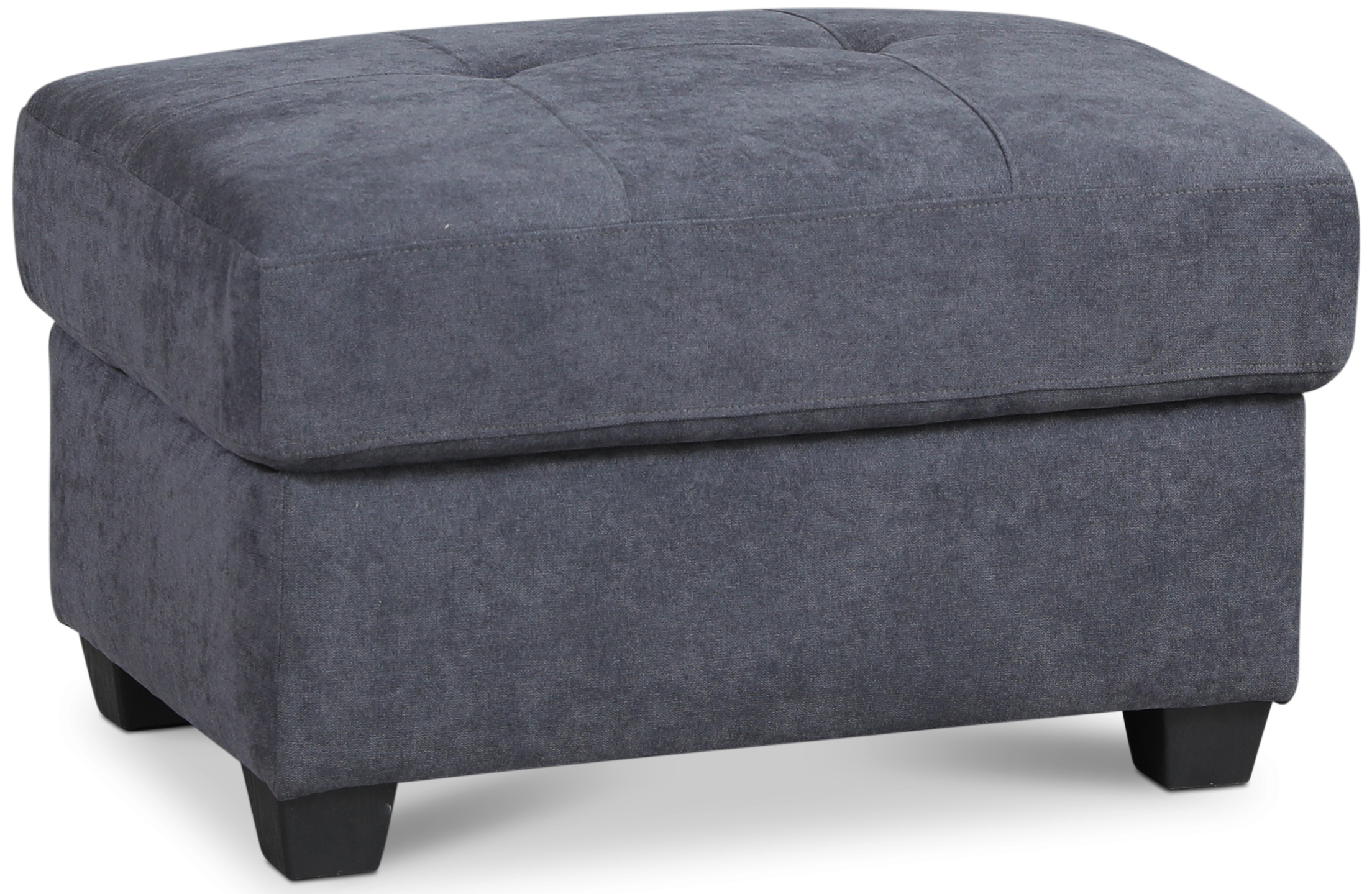 Friday Fußhocker - Graue Chenille - Hocker - Trendrum.at