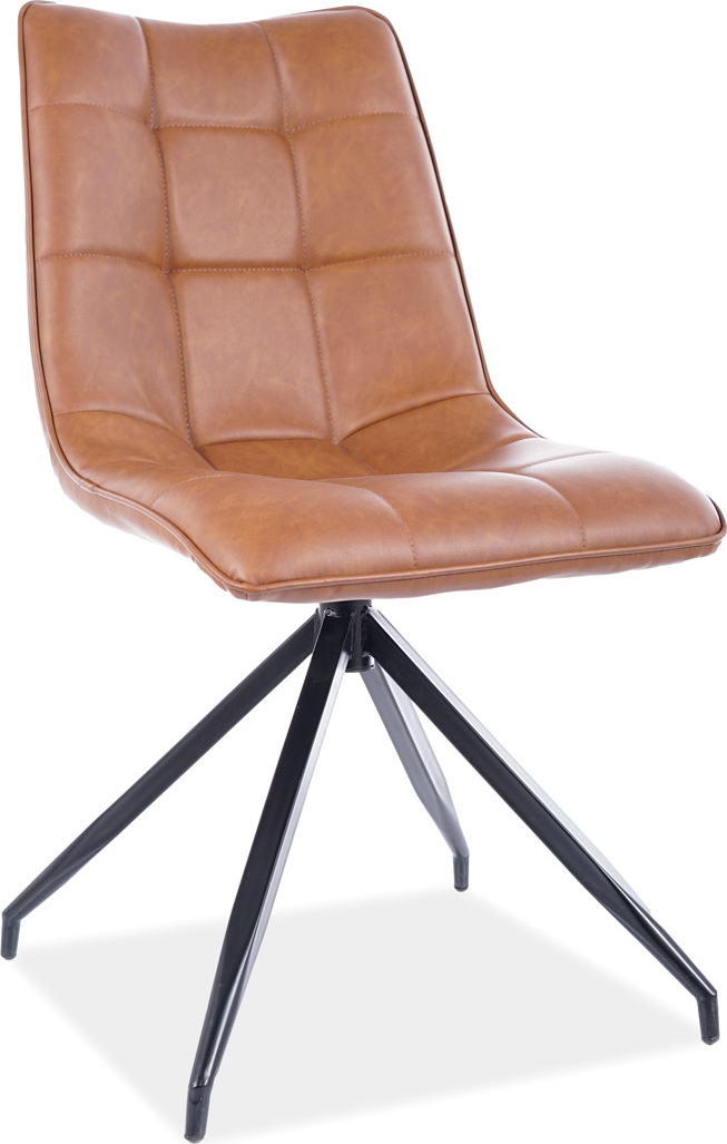 Esszimmerstuhl Emelia - Braun/Schwarz - Stühle mit Metallgestell ...