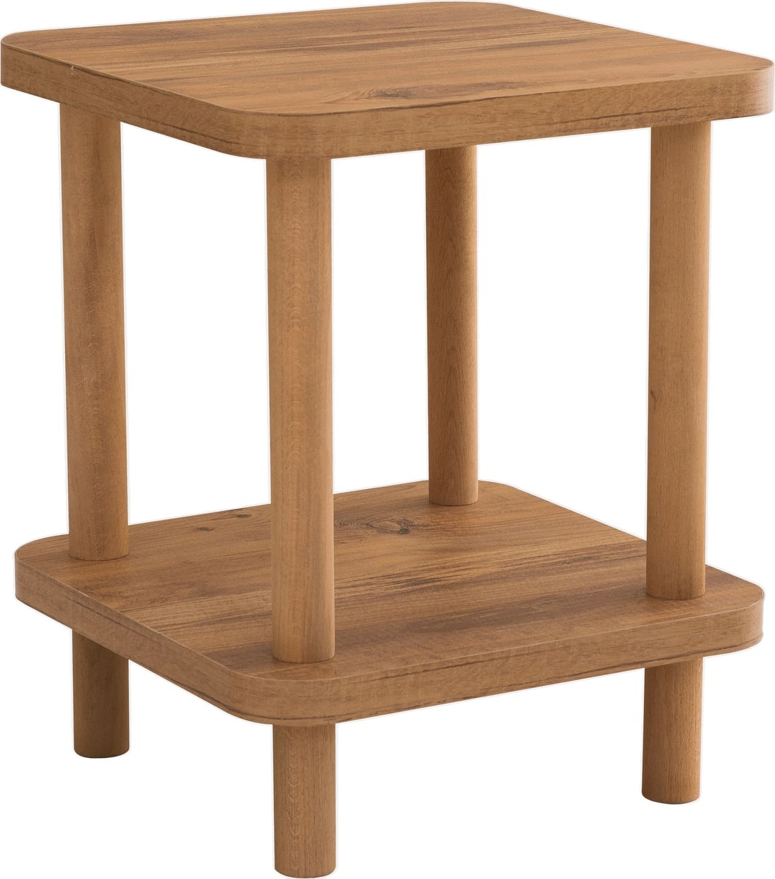 Juno Beistelltisch 35 x 35 cm - Kiefer - Beistelltische & Lampentische ...