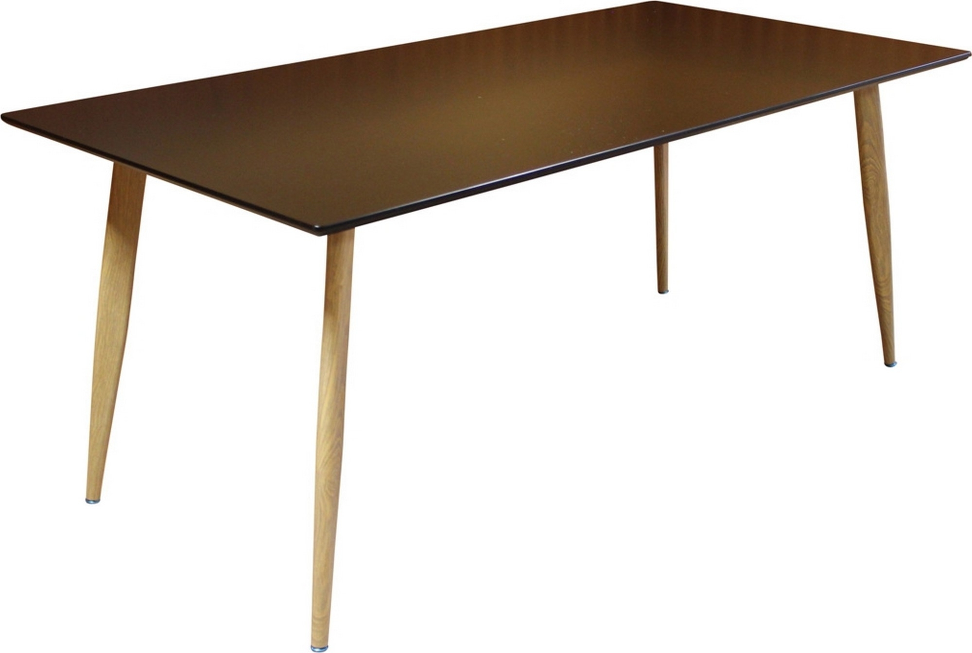 Bridge Esstisch 180 cm - Schwarz/Eiche - Weitere Esstische - Trendrum.at